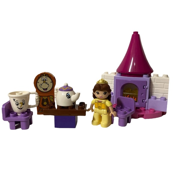 Lego | Toys | Lego Duplo Belles Tea Party 877 Disney Princess Retired ...